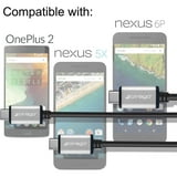 CIRAGO 3FT USB-C TO USB-C CABLE SILVER METALLIC FINISH - Walmart.com