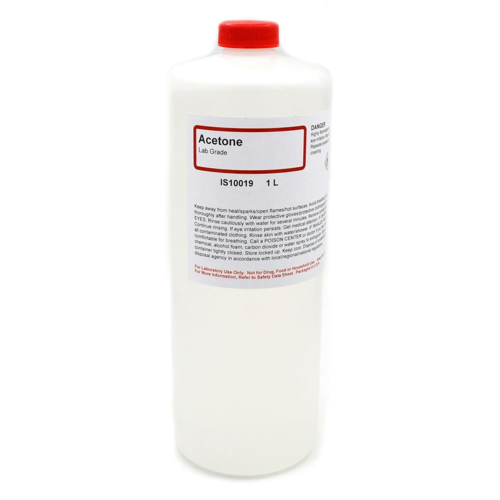 Laboratory-Grade Acetone, 1L - The Curated Chemical Collection ...