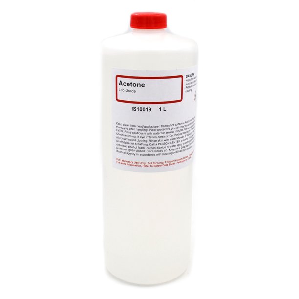 Laboratory-Grade Acetone, 1L - The Curated Chemical Collection ...