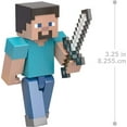 Minecraft 3.25-inch Steve Action Figure with Accessory & Buildable End ...