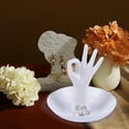 Clearance Under $10 White Palms Household Decoration Ceramic Three ...