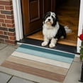 Doormat Bathroom Rugs 18x30in, Farm Retro Wood Board Gradient Non Slip ...