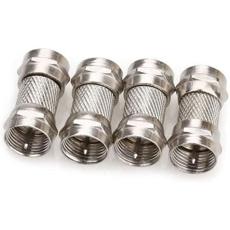 Male to Male Coaxial Cable Extension Coupler for F81 Radio Television ...