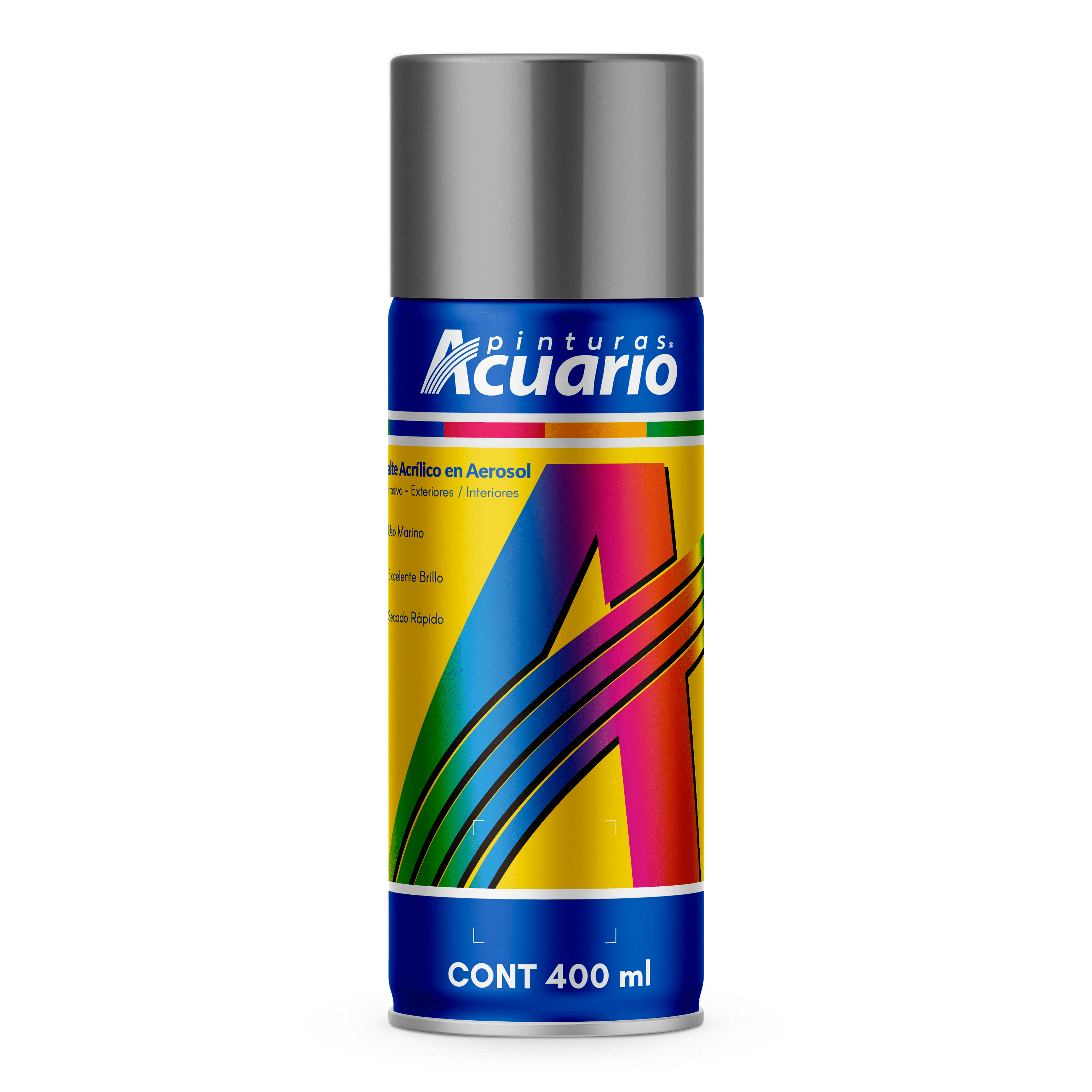 Aerosol Acuario Brillante 400 ml Gris | Walmart en línea