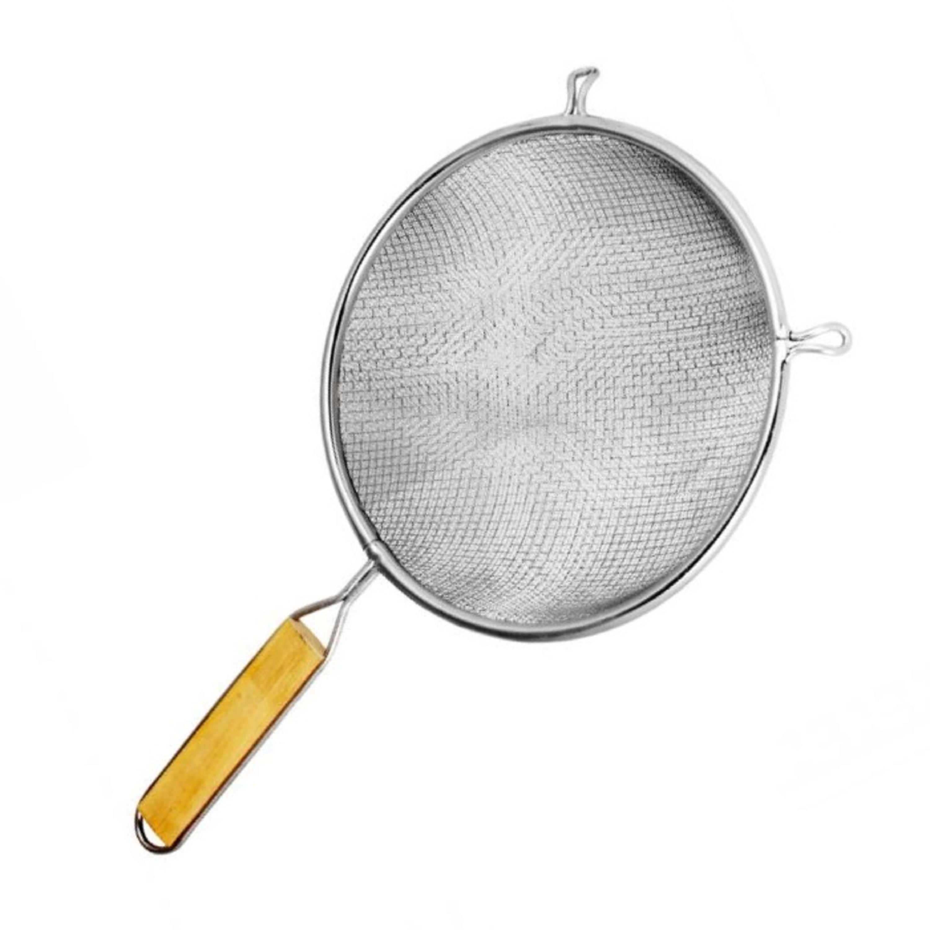 Truecraftware – 8" Double Medium Mesh Strainer, Stainless Steel Mesh ...