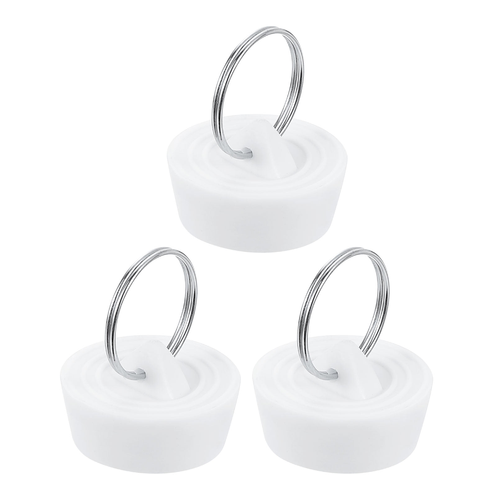 Click here for Uxcell 3 Pack Rubber Sink Plug  Bathtub Drain Stop... prices