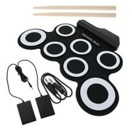 Pyle PTED06 - Electronic Tabletop Drum Machine - Digital Drumming Kit ...