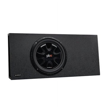 Powerbass 550W Single 10” Low Profile Powered Sub Car Speaker, Thin ...