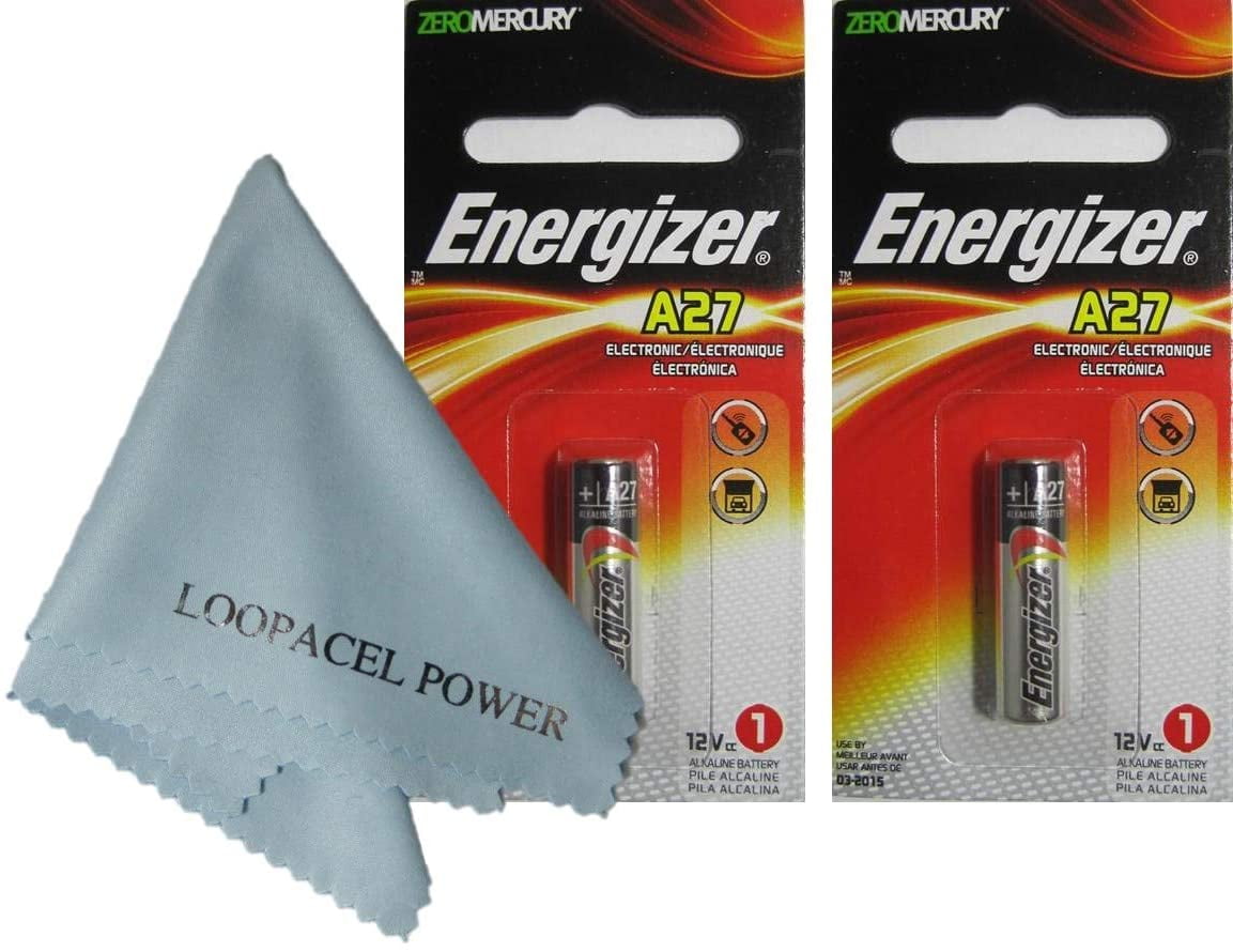 Pack of 2 x 27A A27 G27A B-1 L828 CA22 GP27A Battery 12V - Walmart.com