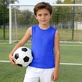 CONZONE Kids Boys Tops Solid Color Sleeveless Crew Neck Tank Fashion ...
