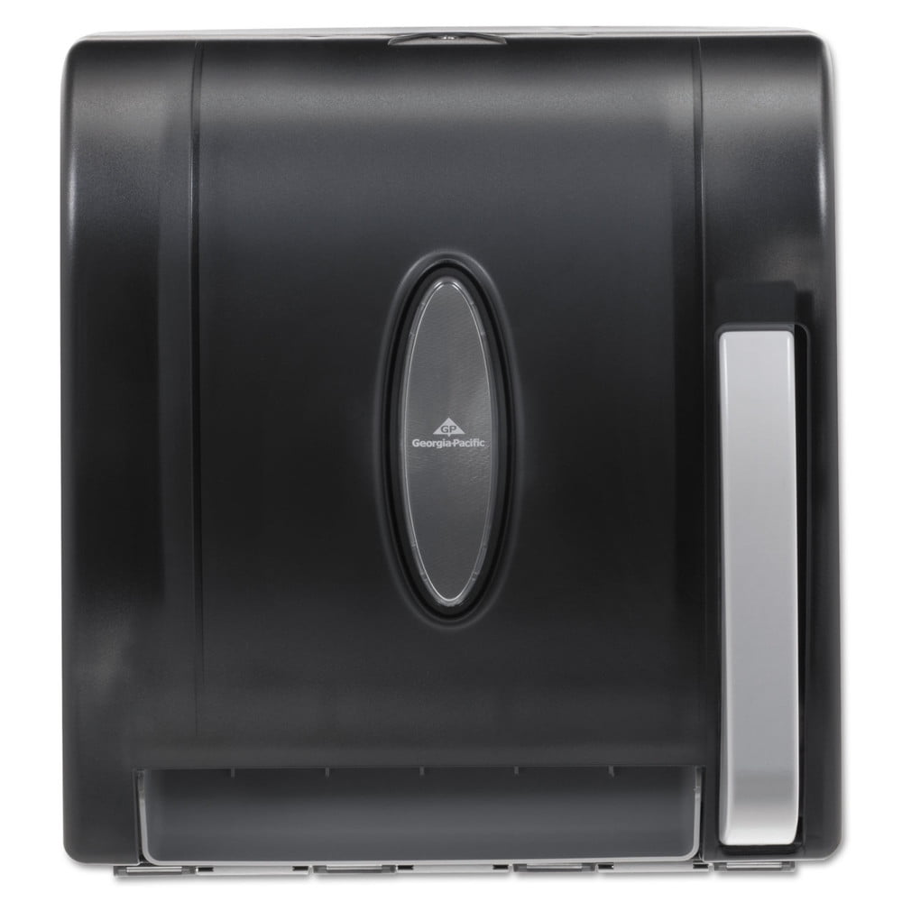 Georgia-Pacific Hygienic Push Paddle Roll Towel Dispenser, Translucent ...