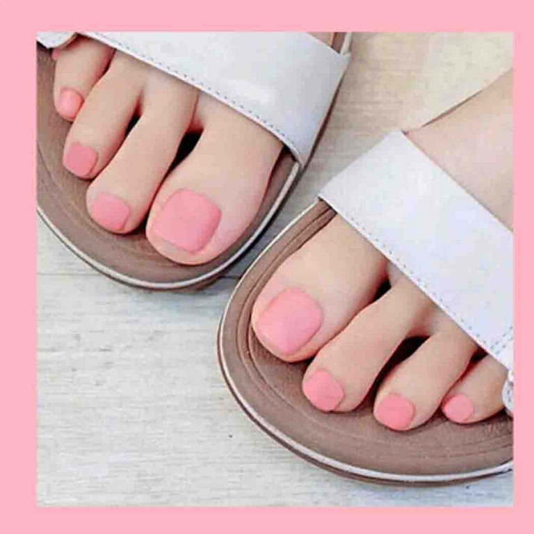 Girls Pink Toenails