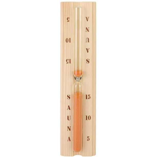 Sauna Hourglass Timer, Wood Sauna Hourglass Clock Accurate Heat ...