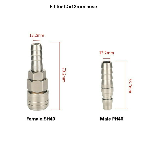 High Pressure Coupling C type Pneumatic Fitting Connectors Stainless ...