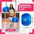 Cheerleading Pom Poms 8 Pcs With Handle Style- Handheld Squad Pompoms ...