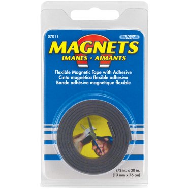 MasterVision Magnetic Adhesive Tape, 0.50" x 50\' - Walmart.com