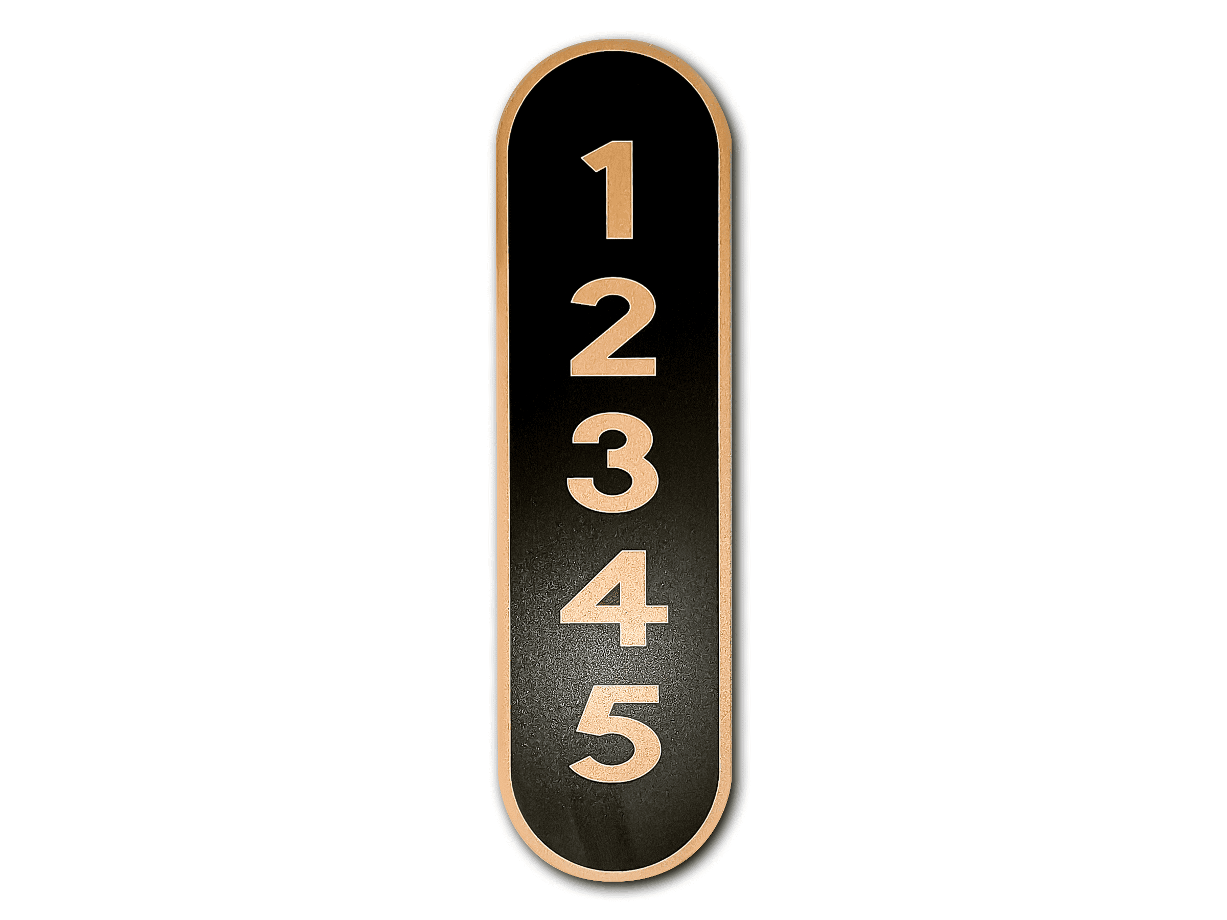 Reflective House Number Sign, 18'' x 5", Custom, Aluminum Composite ...