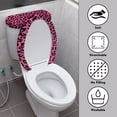 HELLHERO Toilet Protector Cover for Elastic Edge Polyester Adjustable ...