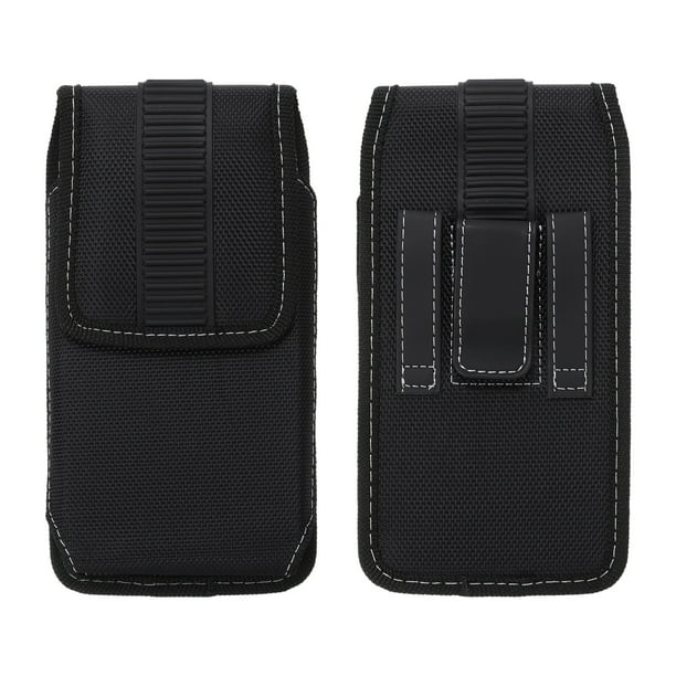 XL Phone Belt Holder Case for 6.5" Phone, Oxford Phone Belt Pouch Black ...