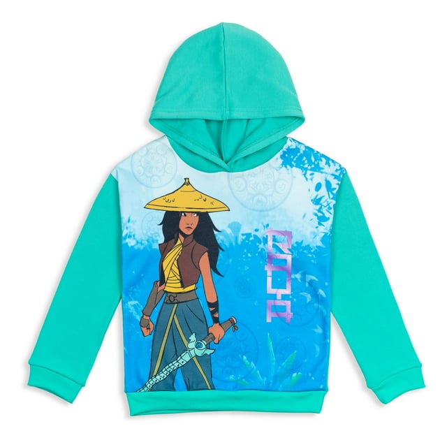 Disney Raya and the Last Dragon Little Girls Fleece Pullover Hoodie ...