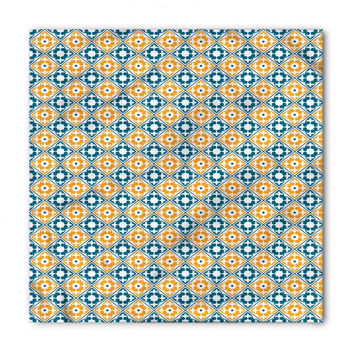 Moroccan Bandana, Spanish Azulejo Style, Unisex Head and Neck Tie, by ...
