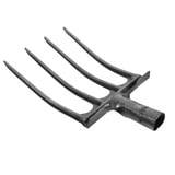 HONITANO Landscaping 1Pack Silver Steel Pitch Fork Replacement Head for ...