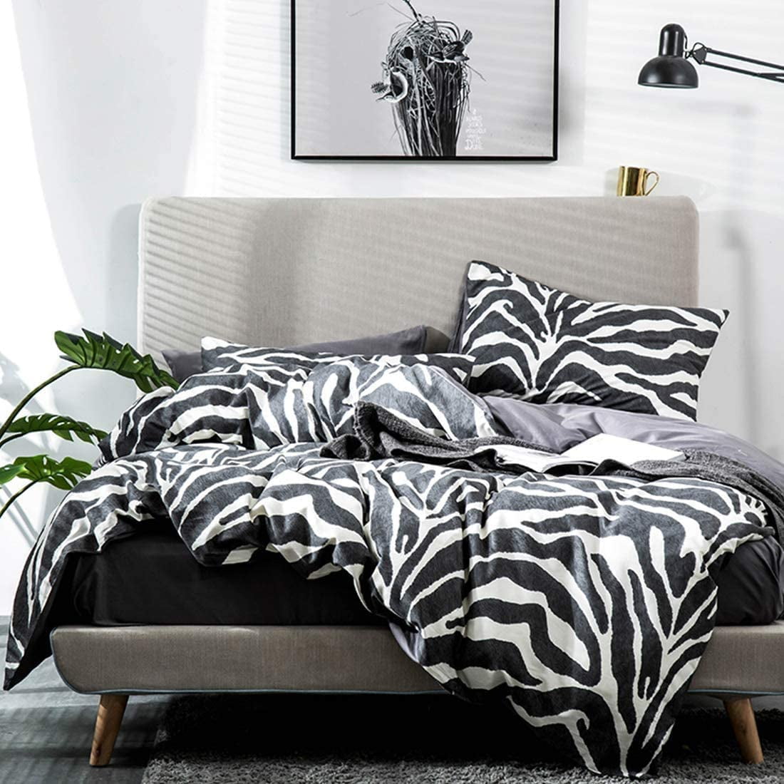 Click here for L-Spoutto Zebra Pattern Bedding Duvet Cover Set -... prices