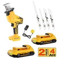 Cordless Reciprocating Saw for Dewalt 20V Battery, 150W Power Brush ...