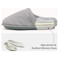Dream Pairs Plush Fuzzy Slippers For Women Slip On Indoor Winter House