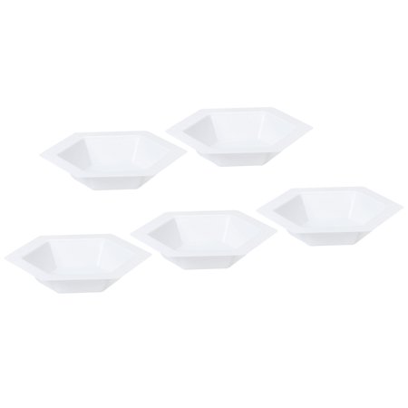 Uxcell Hexagonal Weigh Boats Small Scale Trays Powder Dispenser, White ...