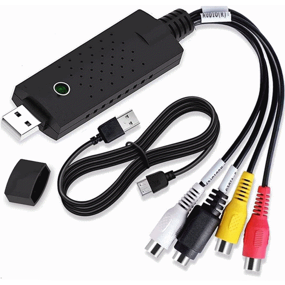 Video Capture Card RCA to USB Video Capture Device USB 2.0 VHS to ...