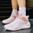 Womens Mens Basketball Shoes High Top Fashion Volleyball Sneakers ...