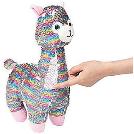 Funexpress 16" Flipping Sequin Stuffed Lilly Llama | Walmart Canada