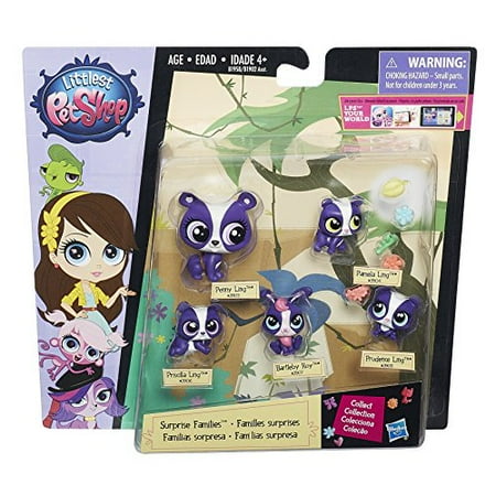 Littlest Pet Shop Surprise Families Mini Pet Pack (Pandas) Doll ...