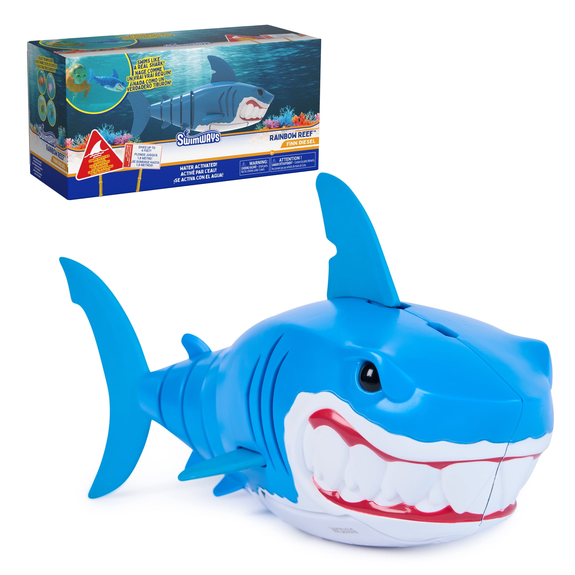 Click here for Swimways Rainbow Reef Shark Toy  Finn Diesel Kids... prices