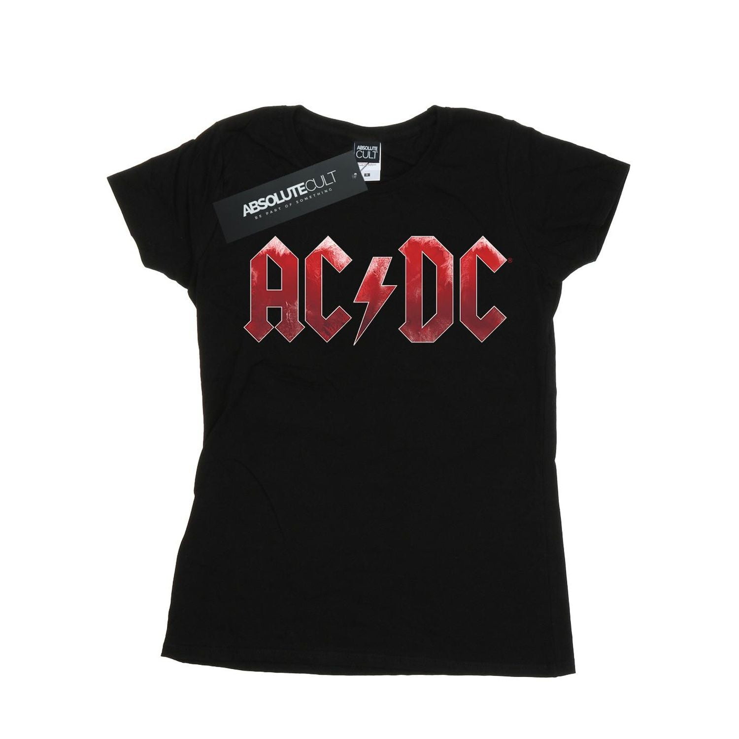 Click here for Acdc Ac/Dc Womens Red Ice Logo Cotton T-Shirt M prices