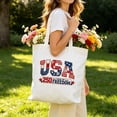 250th Anniversary Usa Canvas Tote Bag, Patriotic 4th of July Usa Themed ...