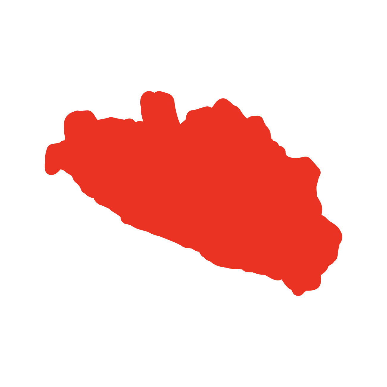 Guerrero State Shaped Sticker Decal Die Cut - Self Adhesive Vinyl - Weatherproof - Made in USA ...