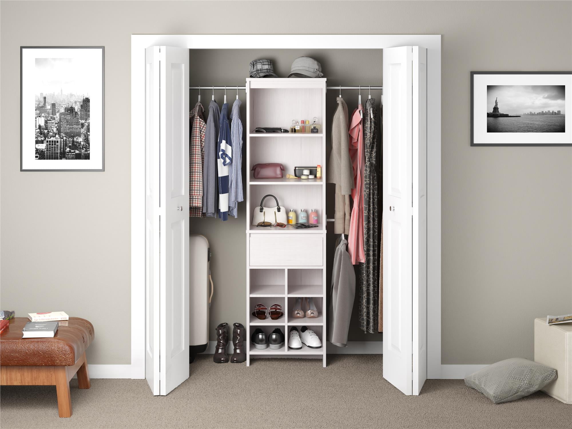 Generic Ameriwood Home Adult Closet Organizer Multiple Colors