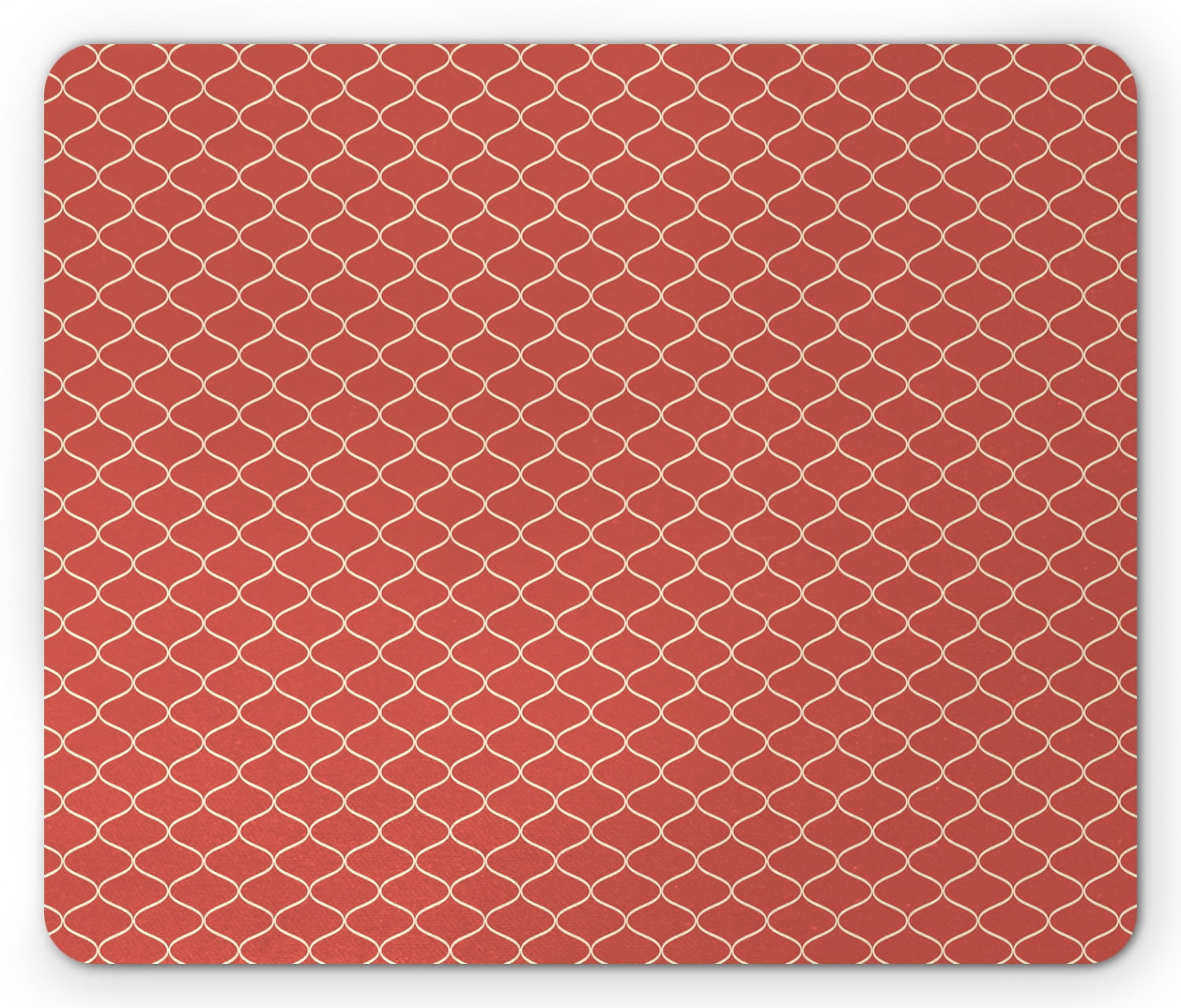 Modern Mouse Pad, Vertical Wavy Lines Forming Elliptic Shapes Curvy ...