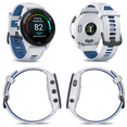 Garmin Forerunner 265 Music GPS Running Smartwatch, Whitestone with ...