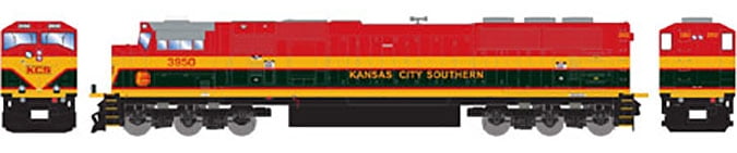 Athearn Genesis HO Scale EMD SD70MAC Phase VIIIa Kansas City Southern ...