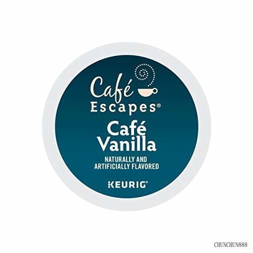 cafe escapes, cafe vanilla coffee beverage, single-serve keurig k-cup ...