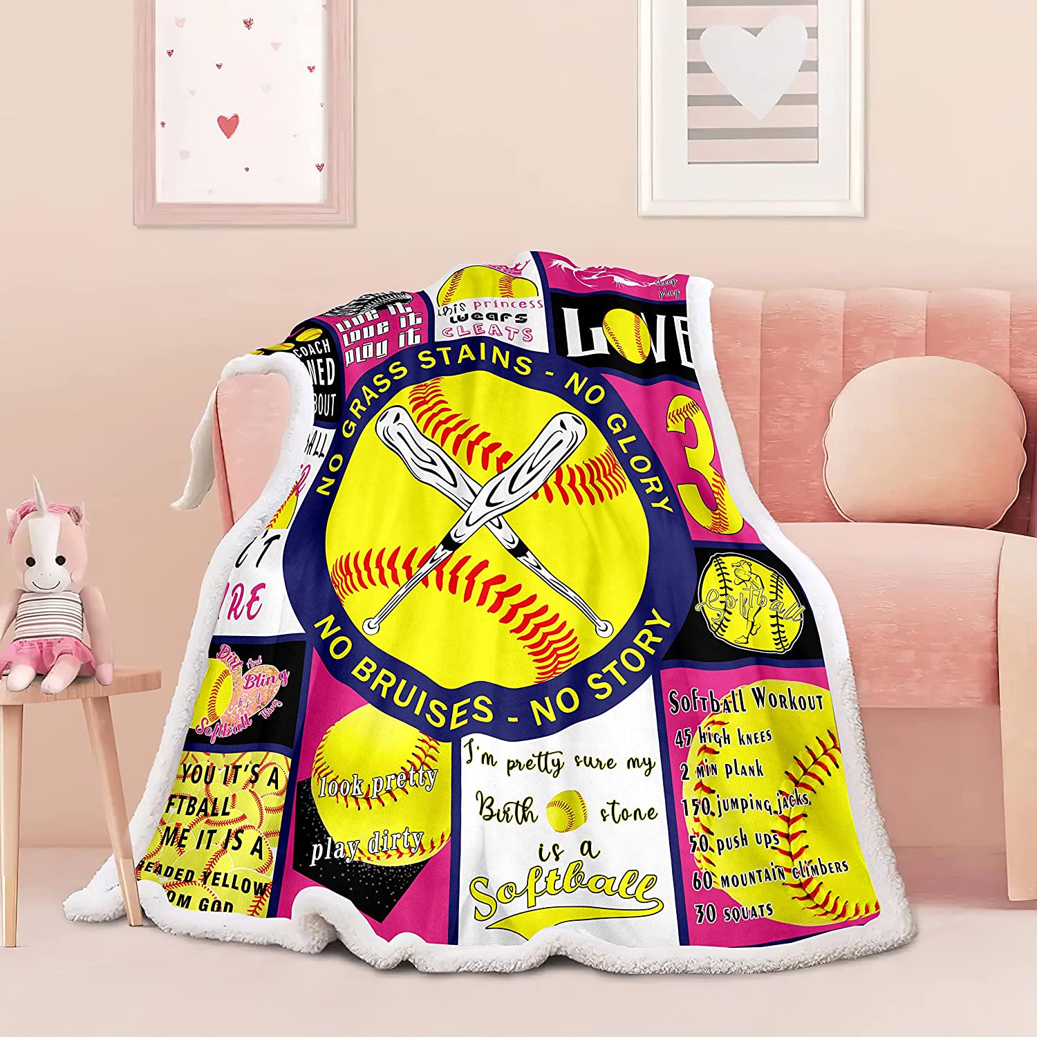 Softball Bling For Girls