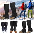 Adjustable Waterproof Leg Gaiters for Hiking & Snow - Lightweight Leg ...