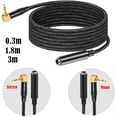 3.5mm to 6.35mm Stereo Cable Right Angled 1/4inch Guitar Female ...