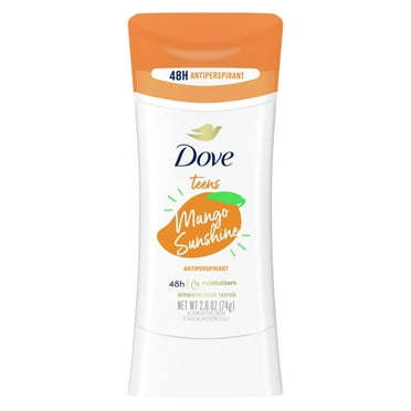 Dove Teens Deodorant Stick Strawberry Sparkle for Women, 2.6 oz ...