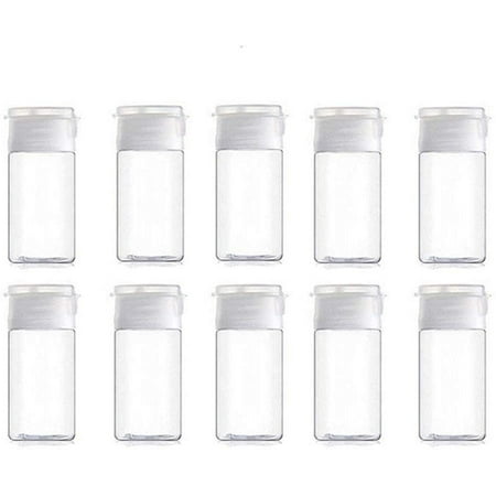 Travel Size Plastic Empty Squeeze Bottles, 10 Pcs 30ml/1Oz Empty ...