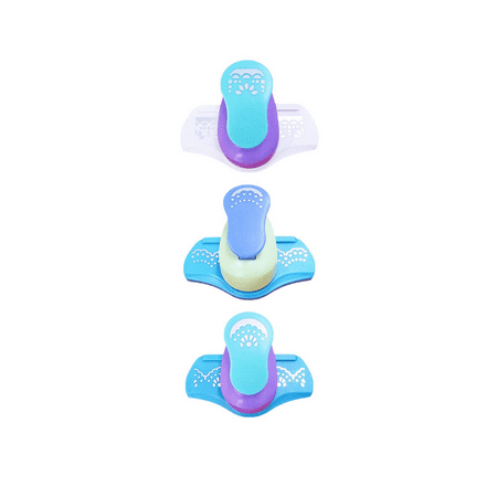 ckepdyeh 3Pcs Punch, Round Label Punching Craft Hole Punch Shapes Set ...