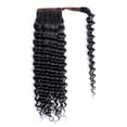 Deep Wave Ponytail Extension Clip In Long Wavy Curly Wrap Around ...